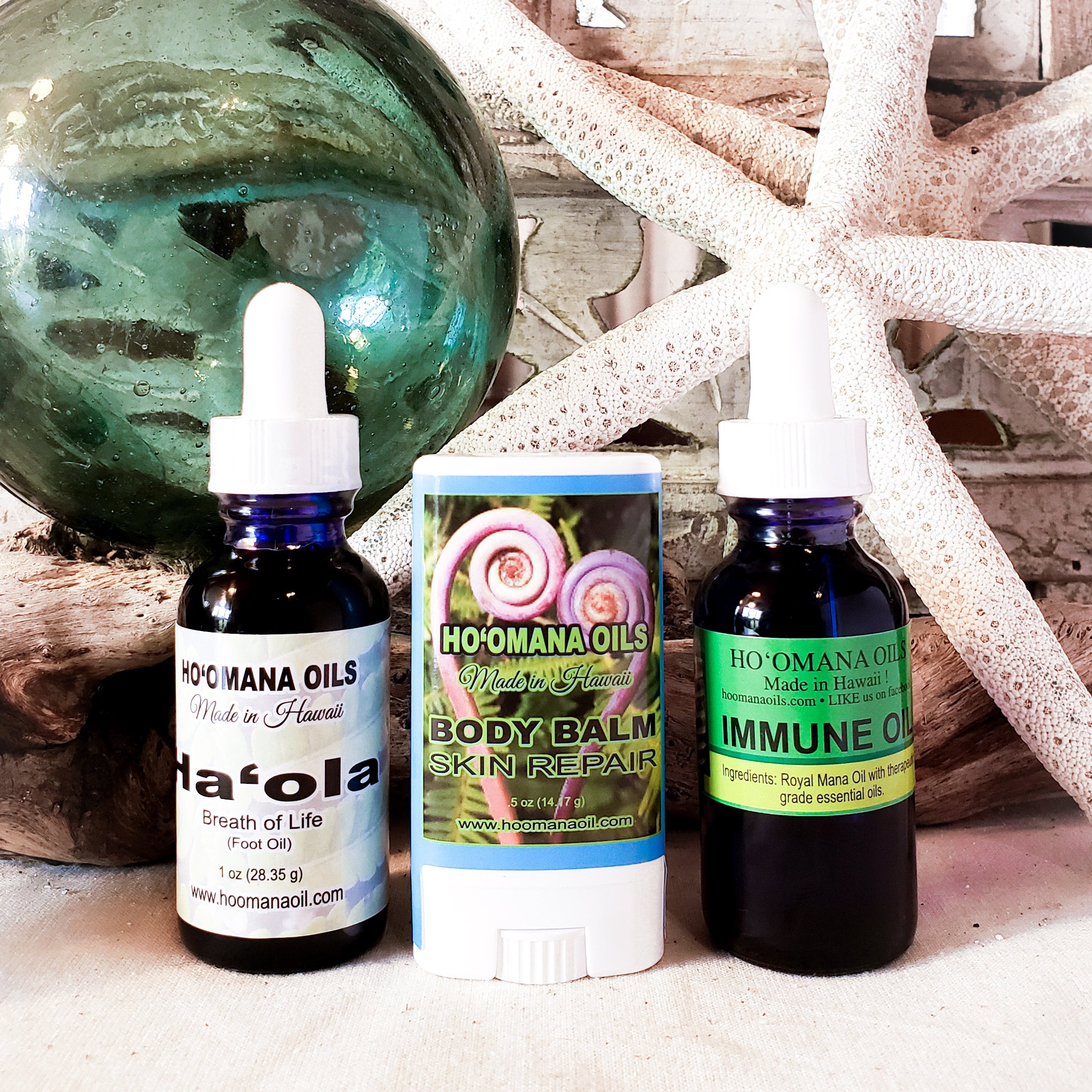 Ho ' omana oils